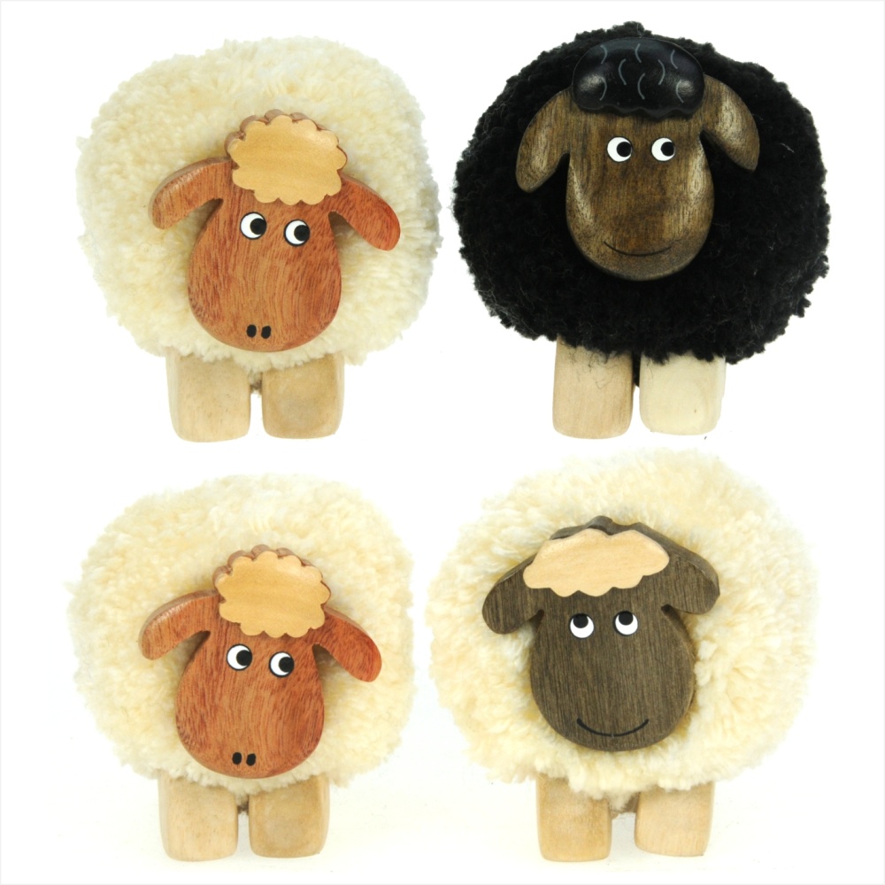 5501XL-SH : Large Sheep Pom Pom Figurine (Pack Size 36) - Price Breaks ...